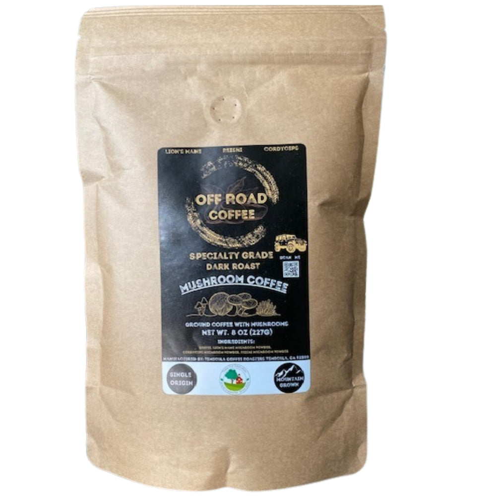 Mushroom Coffee (Dark Roast) | Sumatra - Lion’s Mane, Cordyceps, and ...