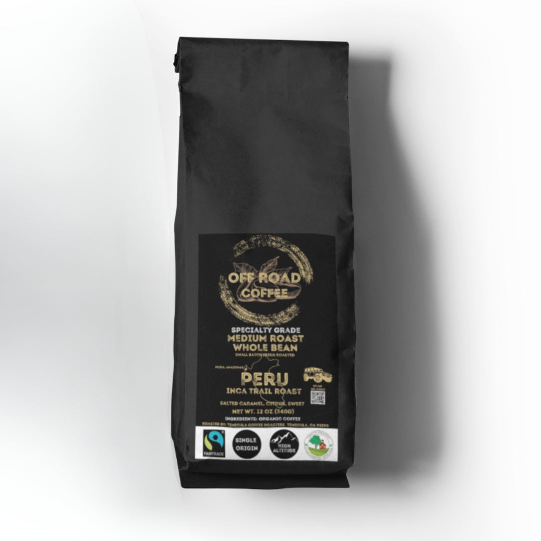 Inca Trail Roast Coffee | Peruvian Medium Roast – Off Road Coffee